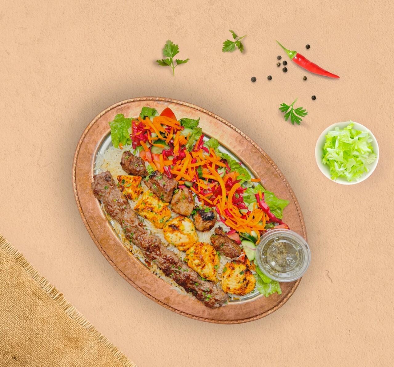 3 Mix Plate - Ottawa Kabab